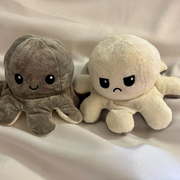 Toys | Reversible Plush Octopus Double Sided Flip Octopus Show Your ...